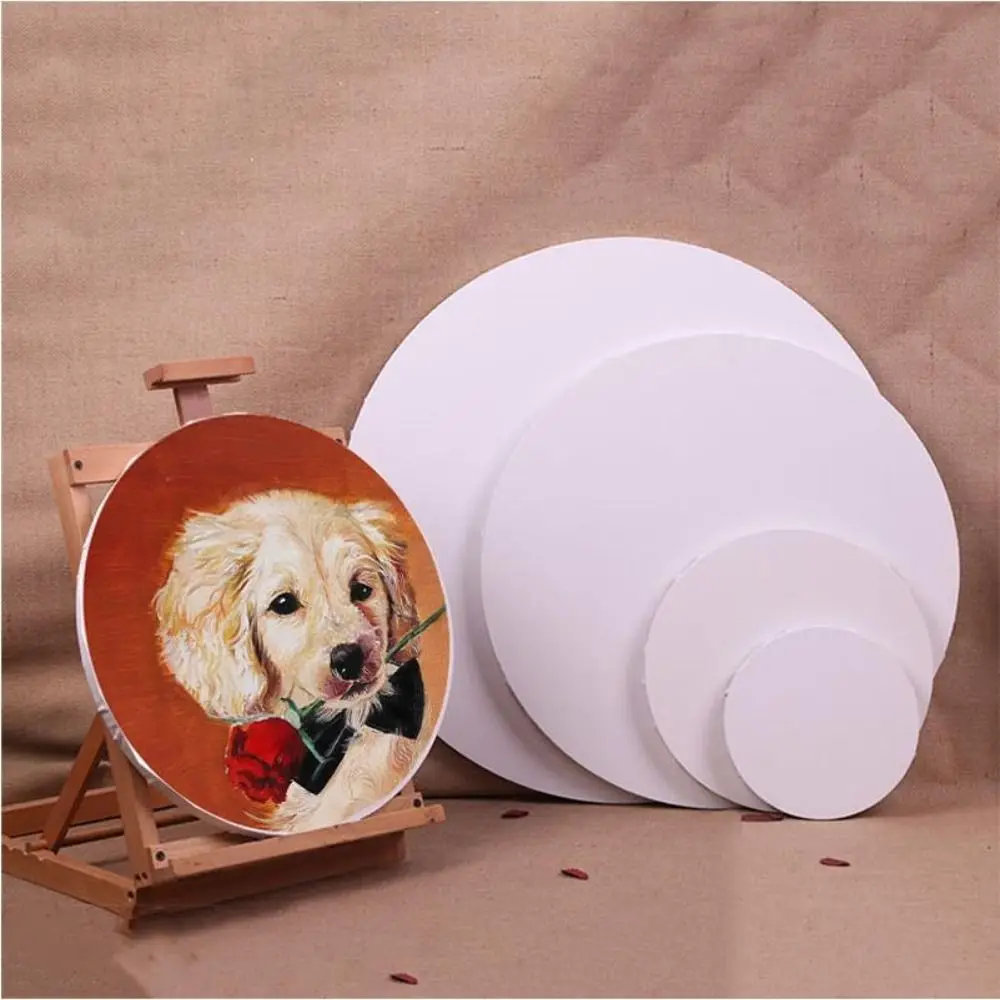 A2 Canvas Holibanna DIY Canvas Panel Round Painting Board A1 Canvas