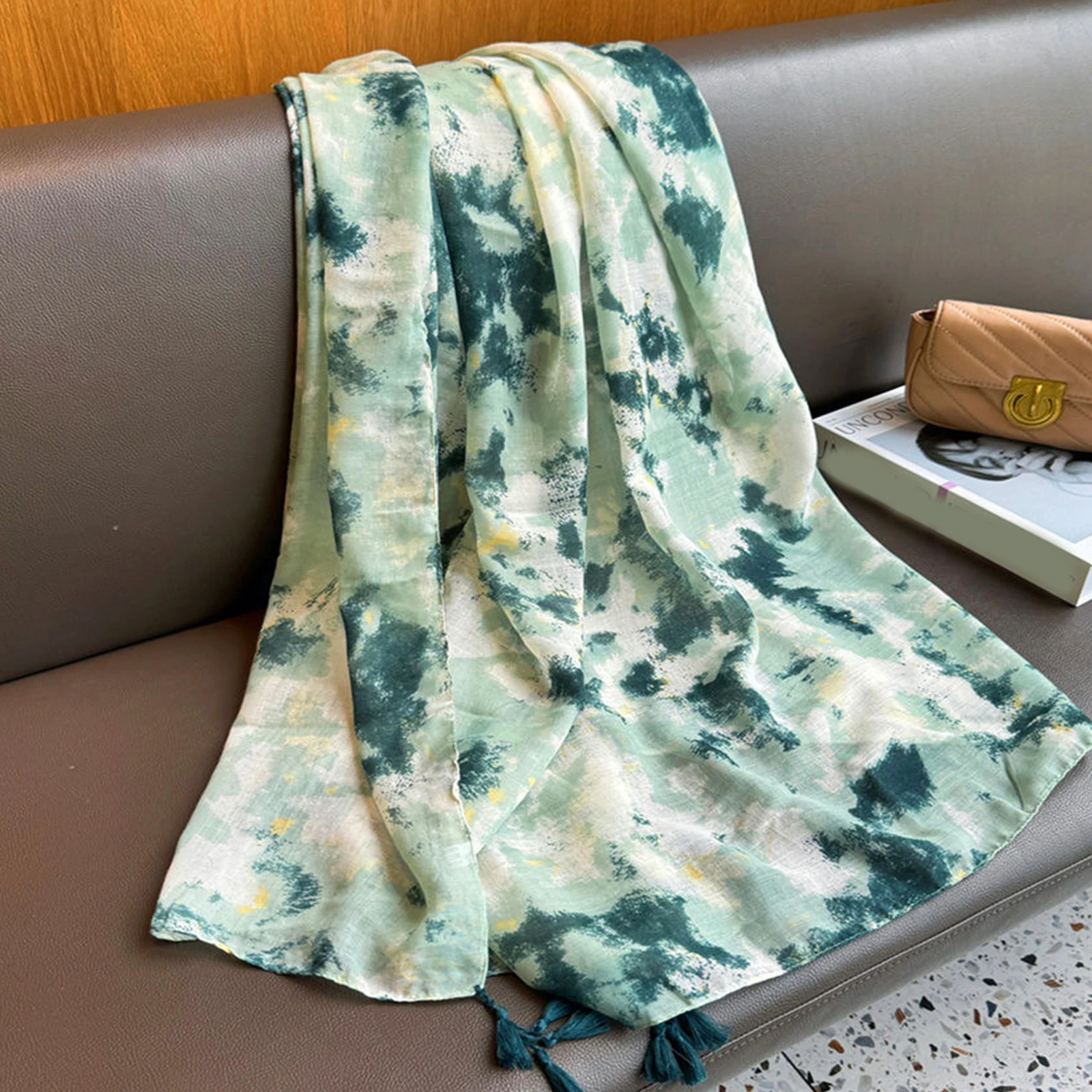 New-Print-Windproof-Beach-Towel-The-Four-Seasons-Tassels-Shawls-Female ...