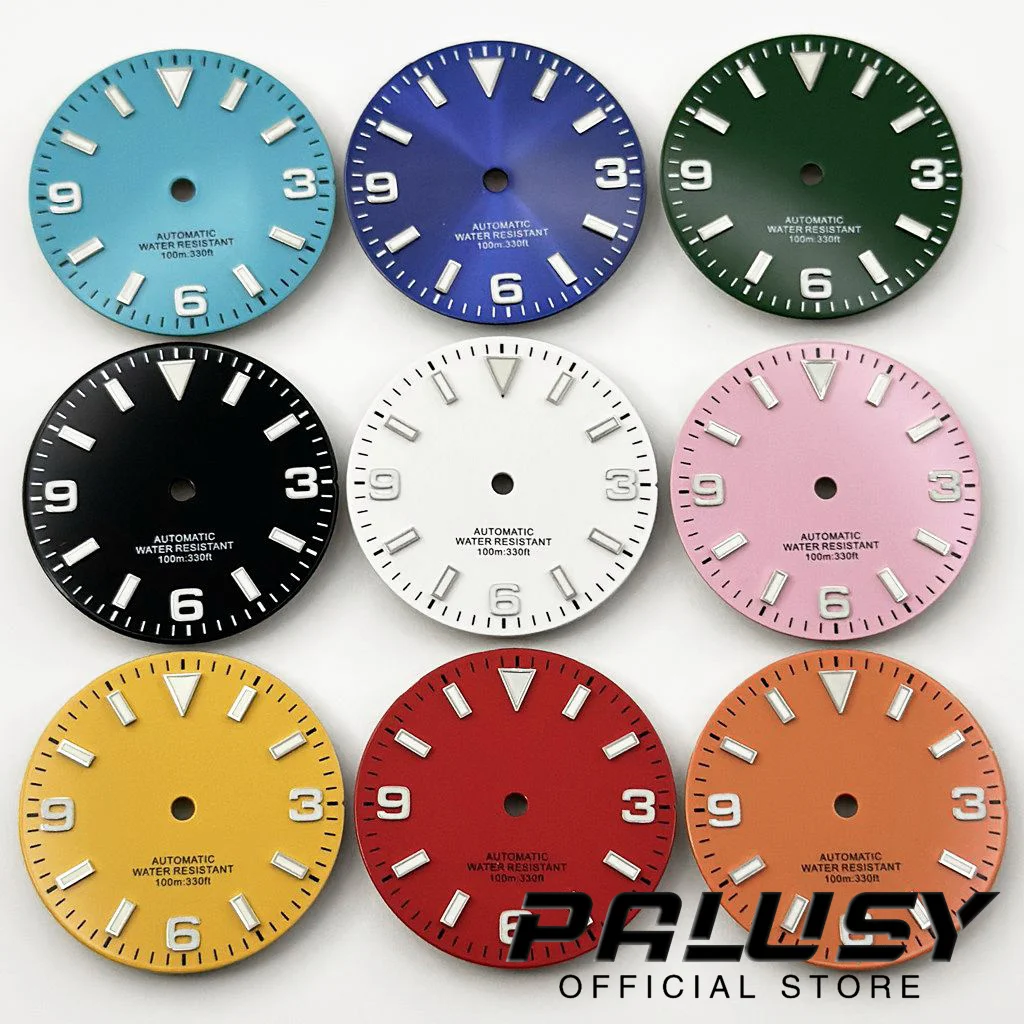 29mm-Watch-Dial-Green-Luminous-Watch-Faces-For-NNH35-ETA-2824-2836 ...