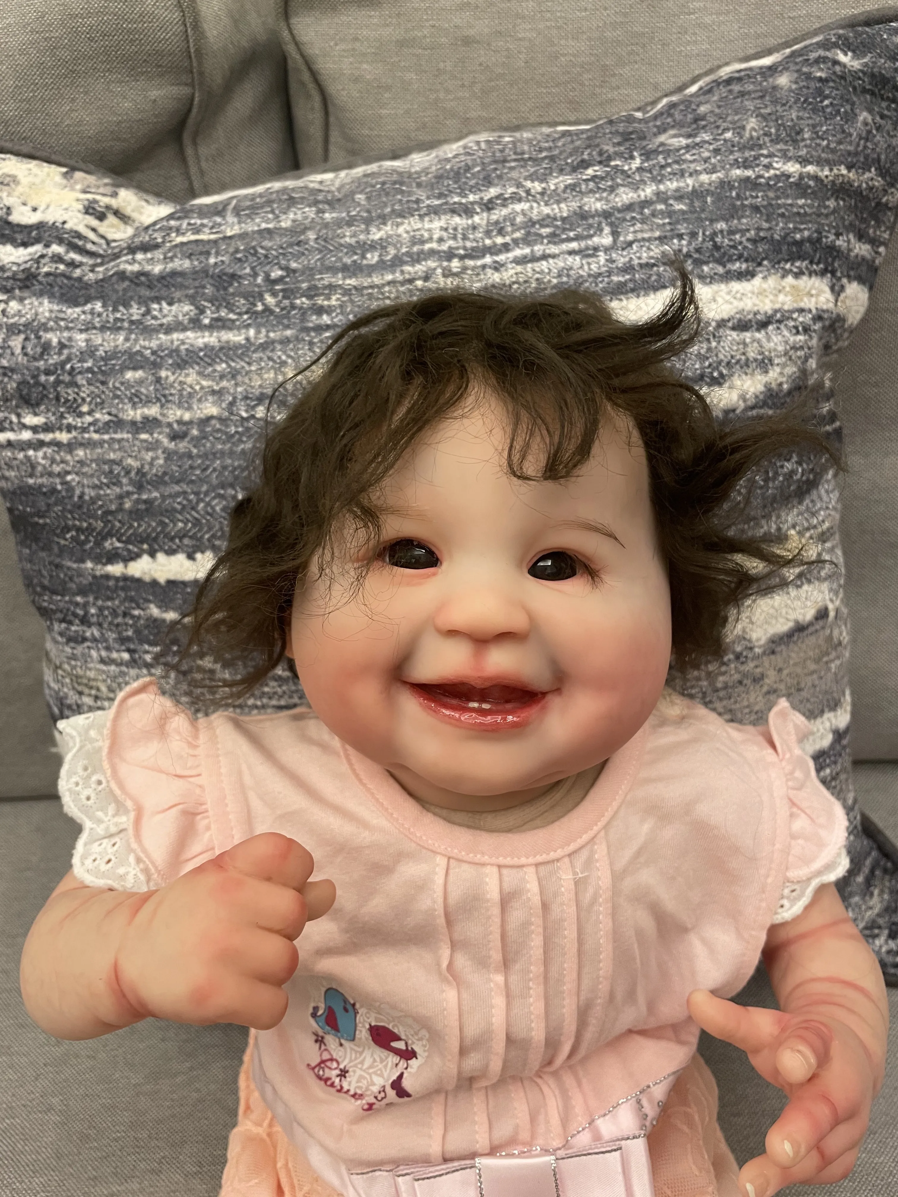 FBB Finished Smiling Juliana Reborn Baby Doll 100% Hand Made Bebe ...