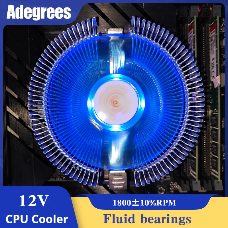 CPU-Cooler-Desktop-Computer-LED-Aluminum-Heatsink-PC-Radiator-for-Intel ...