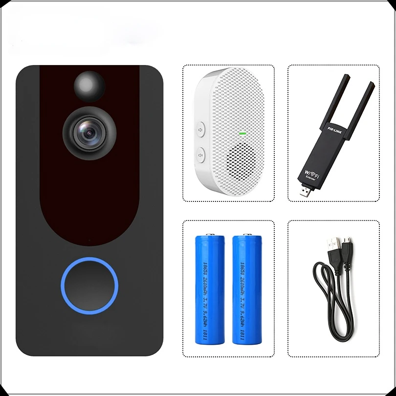 Eken Doorbell Camera Wifi Wireless | Wireless Video Doorbell Wifi Eken ...