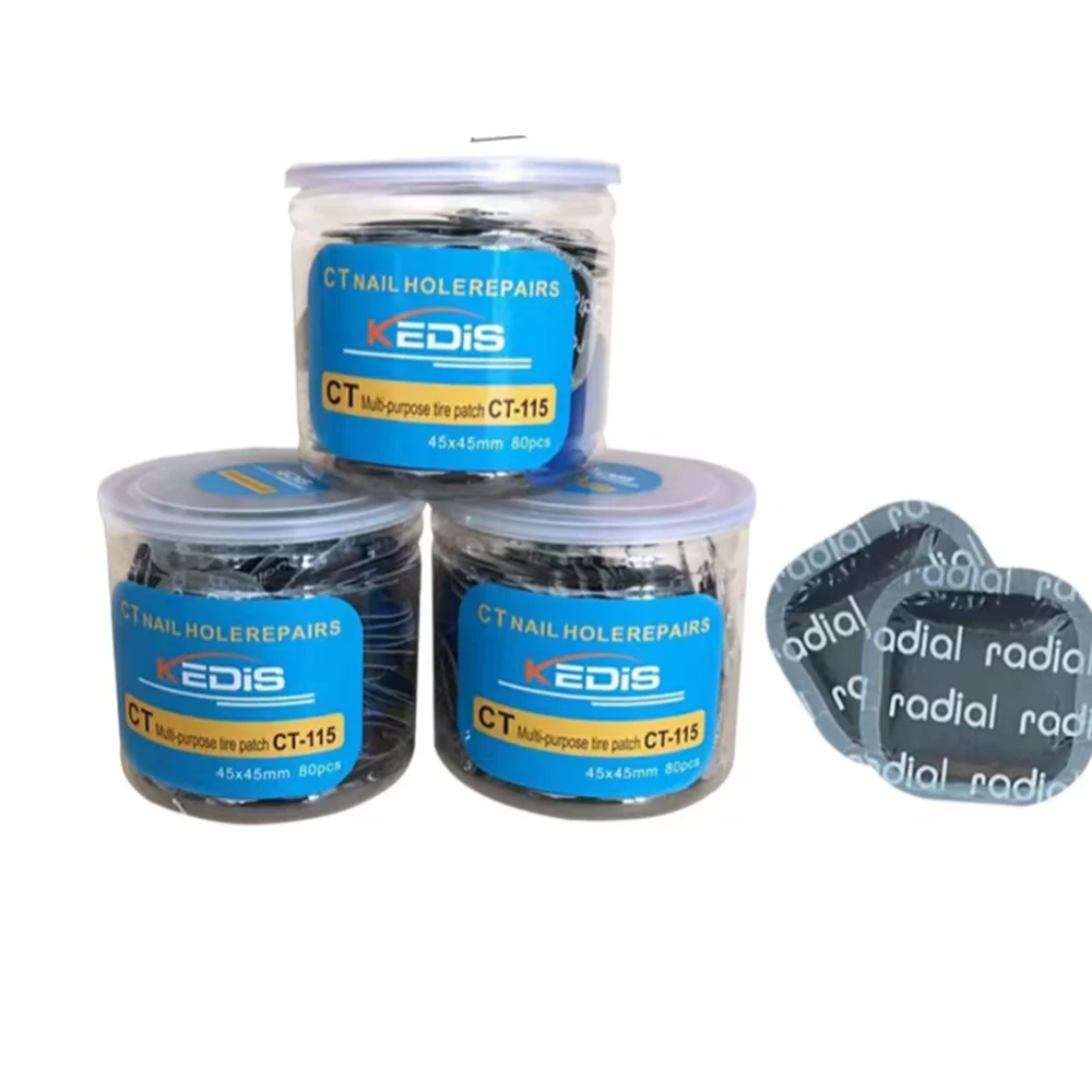 Tire Repair Patch Square Tire Patch 45MM 80PCS Per Box 55MM 60PCS Per ...