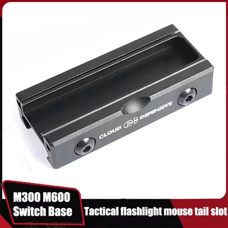Tactical Flashlight Mouse Tail Slot TAPE SWITCH Mount M300 M600 X400 ...