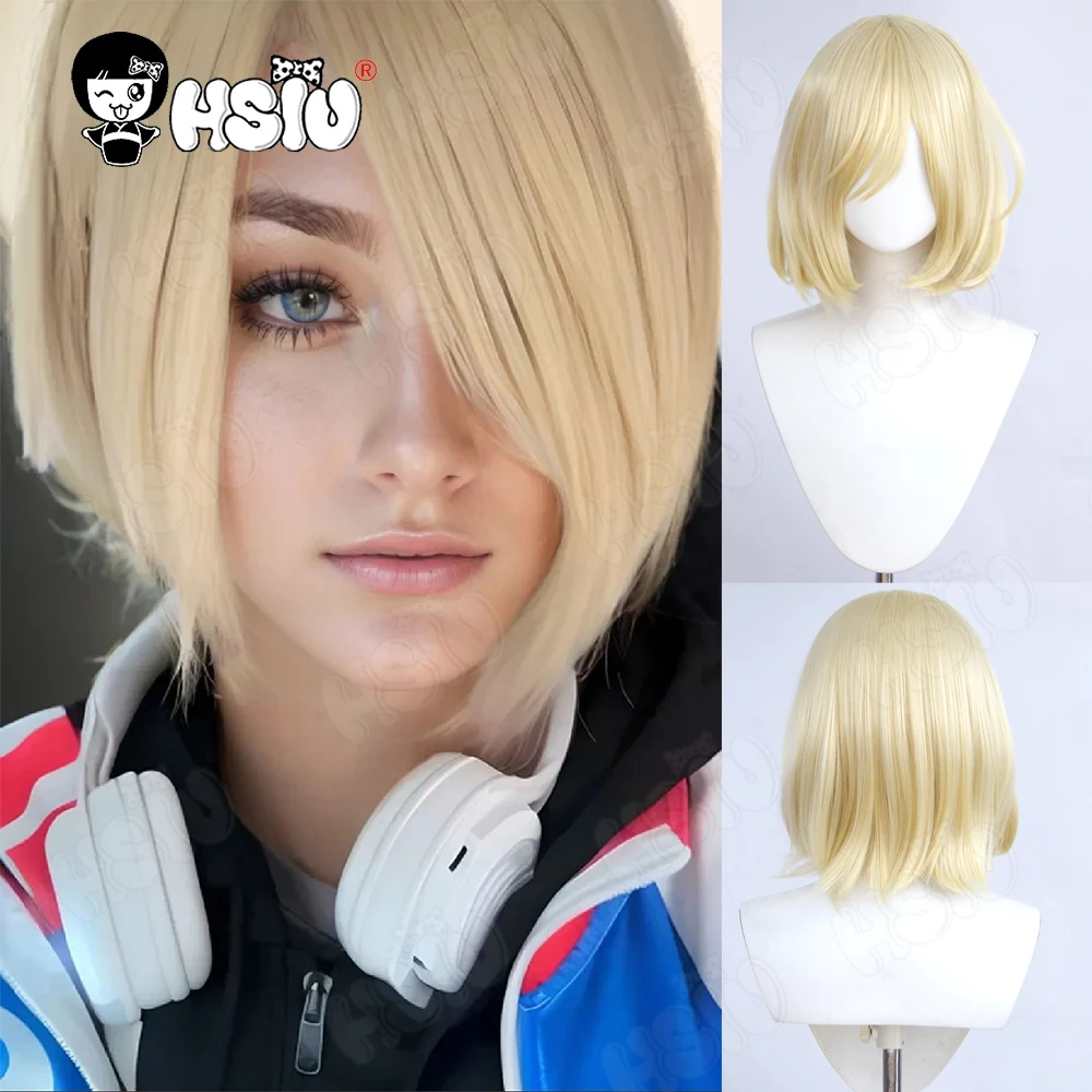 Yuri Plisetsky Cosplay Wig Fiber synthetic wig「HSIU 」Beige Short Wig ...