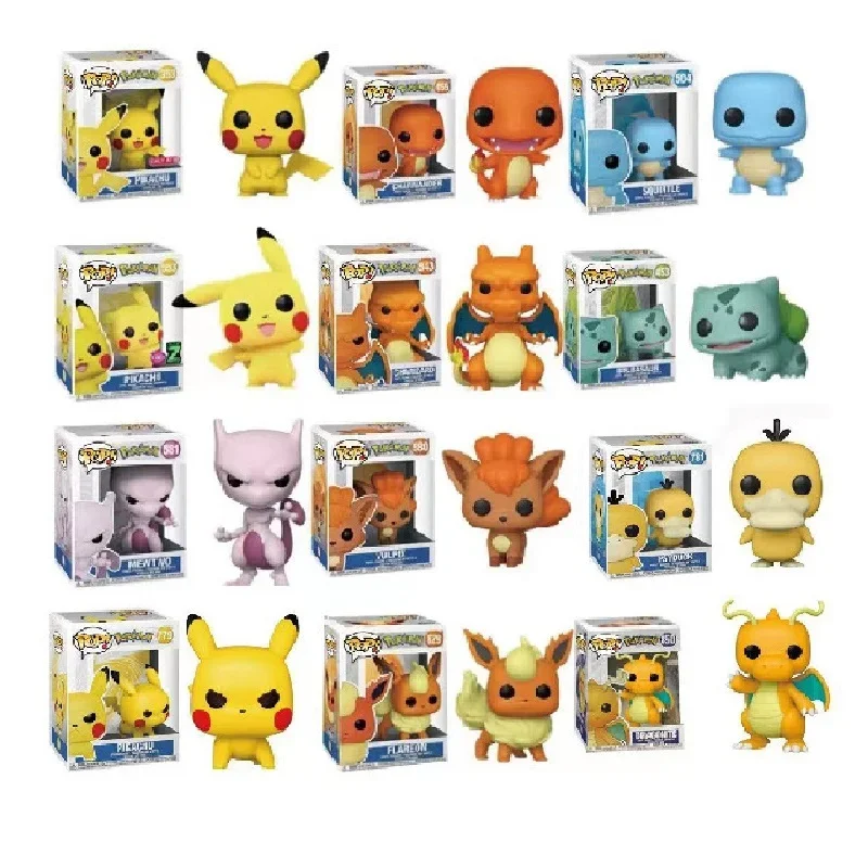 2023-New-Pokemon-FUNKO-POP-Pokemon-Anime-Figure-Toys-Pikachu-Decoration ...