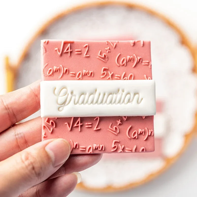 2024-Graduation-Season-Fondant-Cookie-Embosser-Mold-Math-Chemical ...
