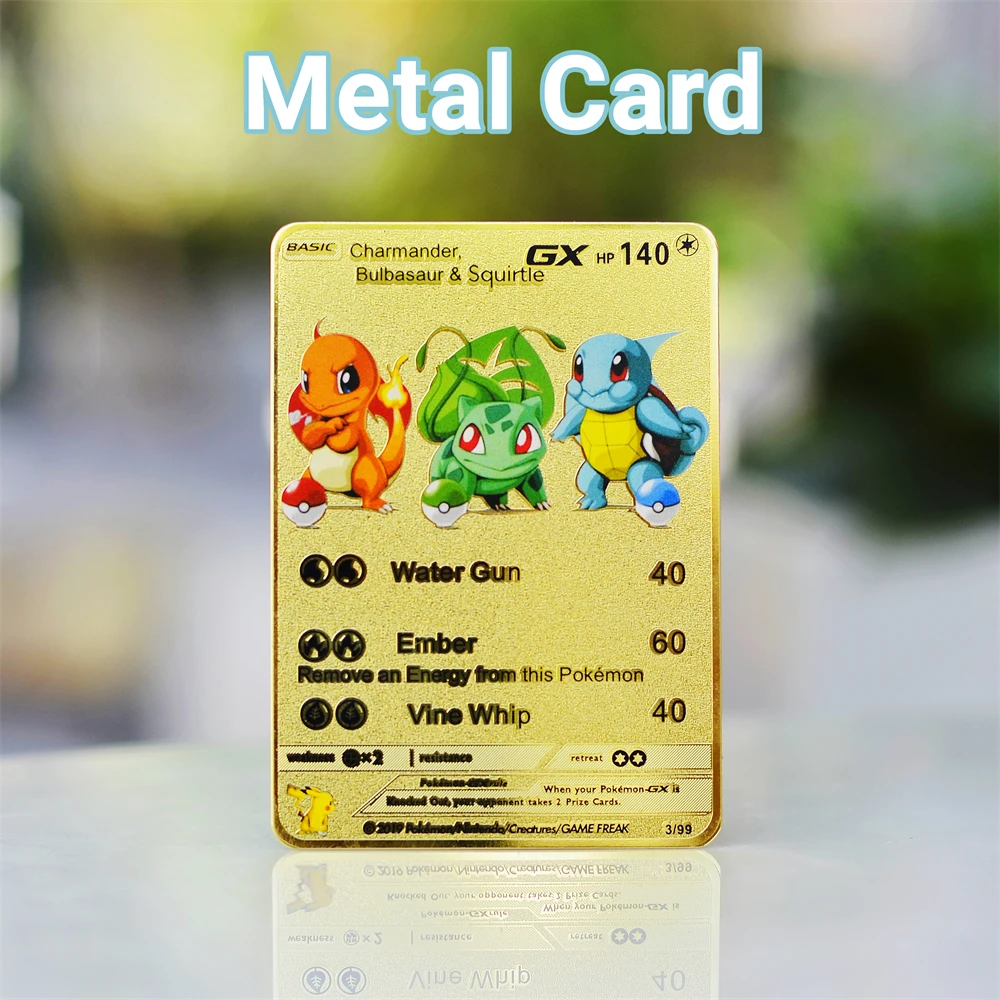 Metal Pokemon Card Real