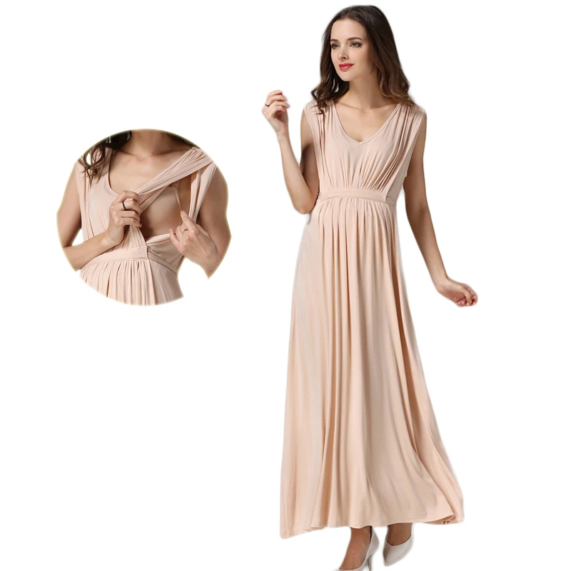 Emotion-Moms-Vestidos-largos-de-noche-para-mujer-ropa-de-maternidad ...