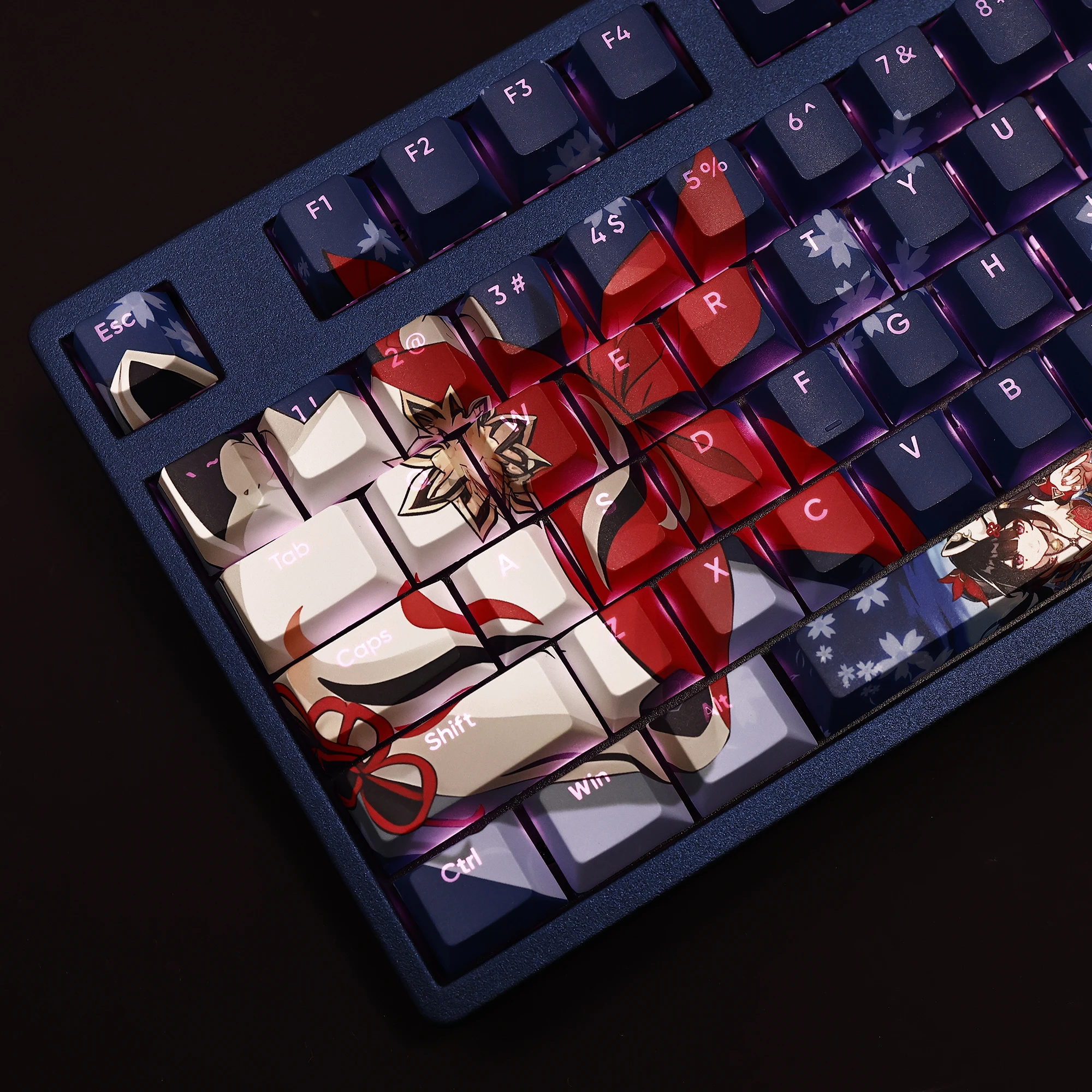 108Keys-Set-Sparkle-Honkai-Star-Rail-PBT-Keycaps-Anime-Games-Beauty ...
