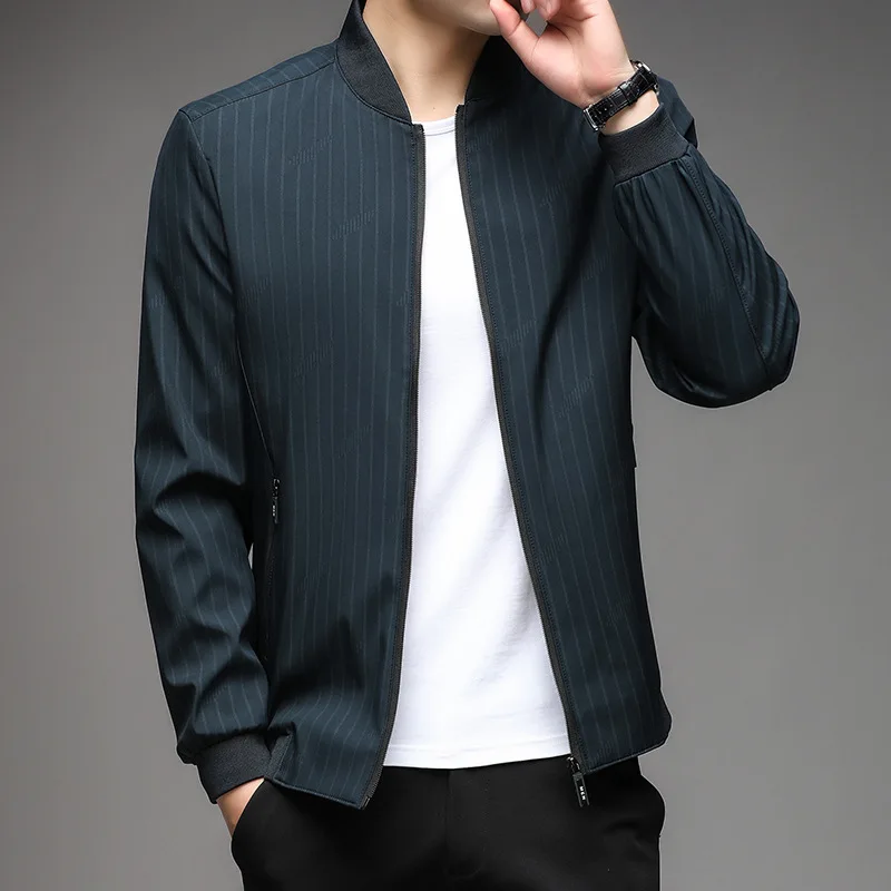 MLSHP-Stand-Collar-Men-s-Jackets-Autumn-and-Winter-Vertical-Stripe ...