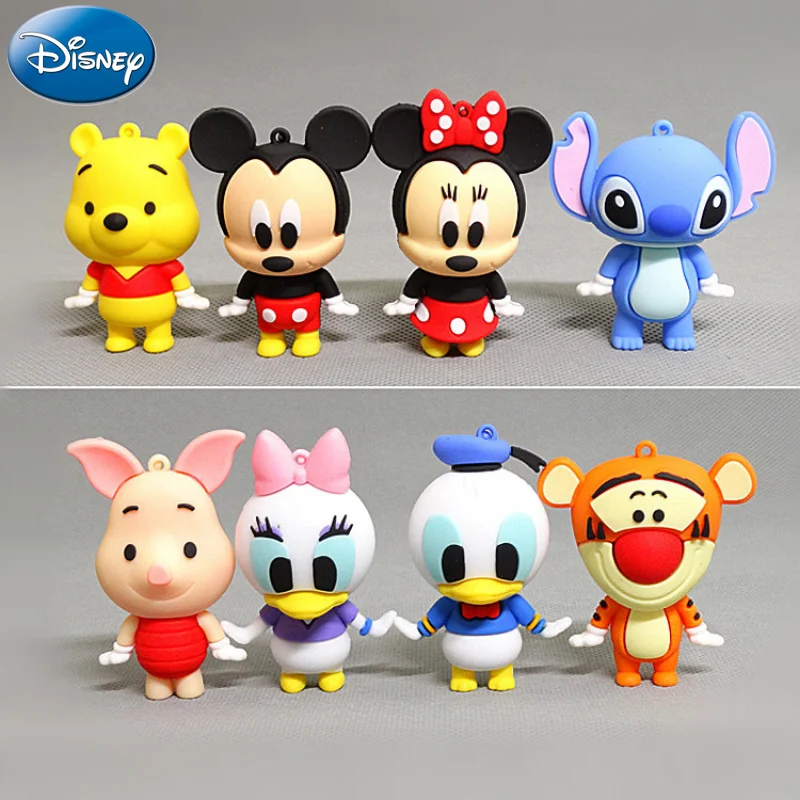 Disney-Party-Decoration-Props-Mickey-Minnie-Pooh-Keys-cake-topper-Dolls-Model-Toys-Children ...