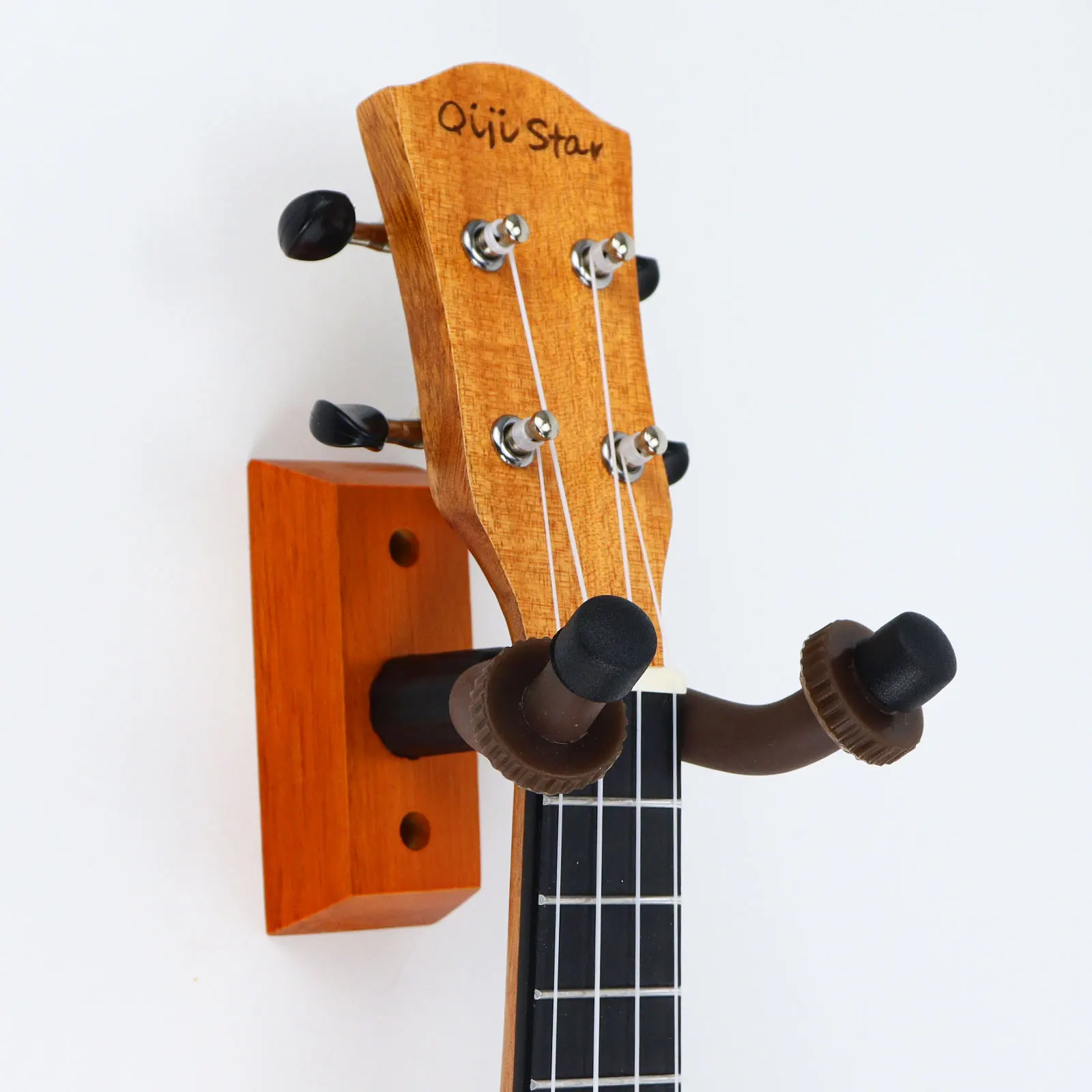 1pc-Wooden-Wall-Mount-Hanger-for-Guitars-Ukuleles-and-More-Adjustable ...