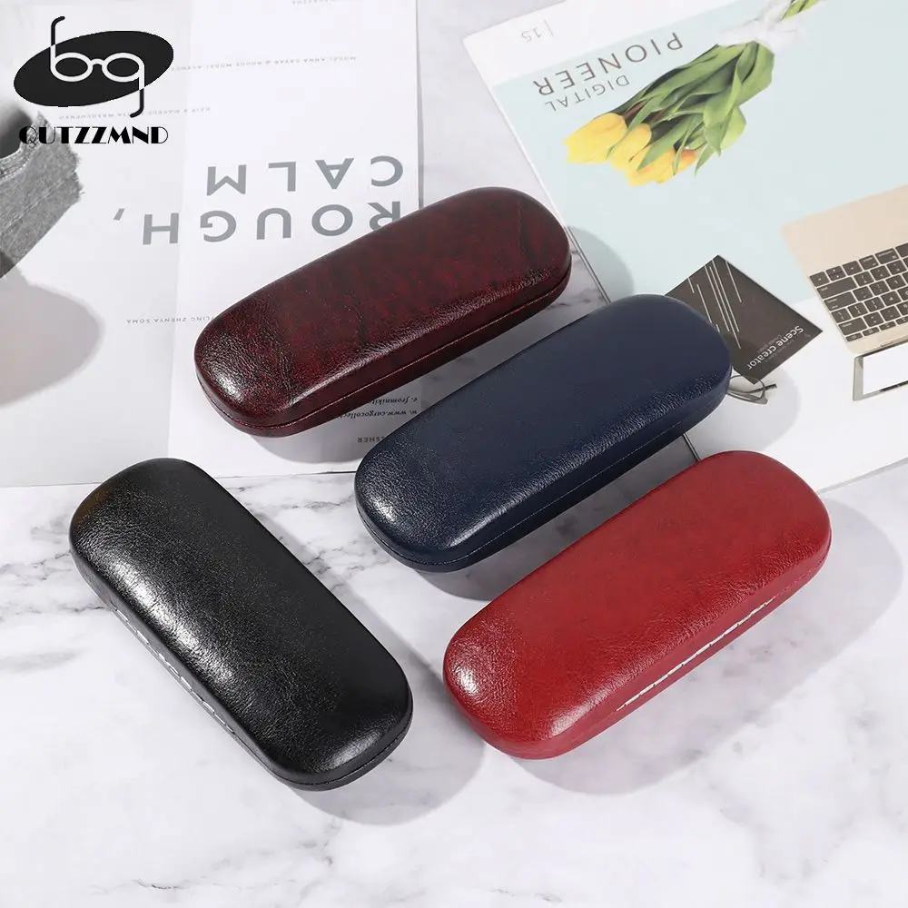 1-PC-New-Fashion-Unisex-Leather-Glasses-Case-Hard-Frame-Waterproof ...