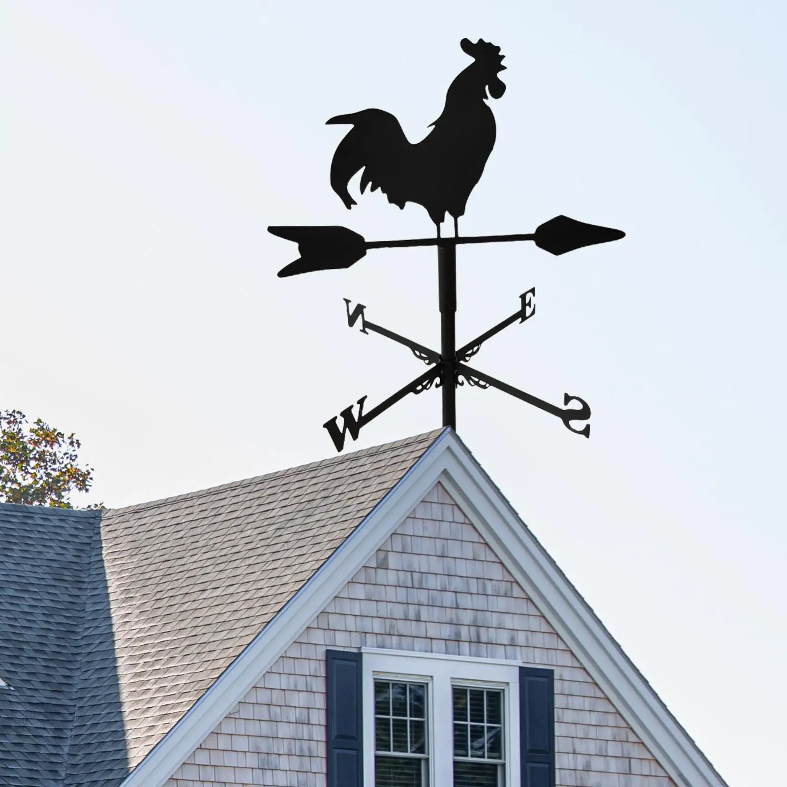 Retro Rooster Weathervane Weather Vane Wind Direction Indicator ...