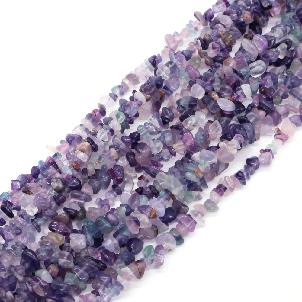 Natural-Fluorite-Quartz-Crystal-Stone-Beads-Freeform-Chips-Gravel-for ...