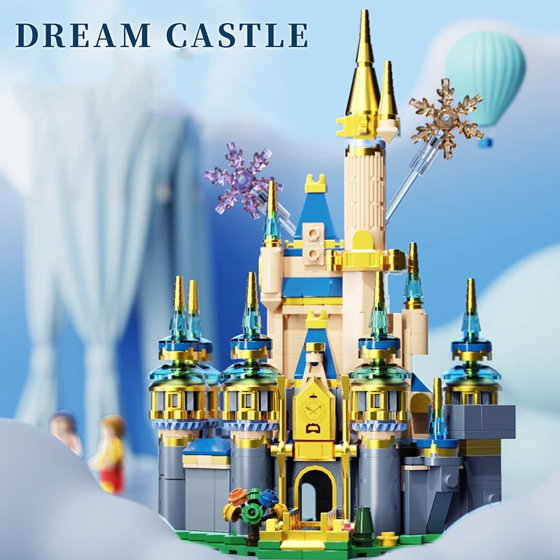 Princess-Fantasy-Mini-Castle-Building-Block-Brick-Kit-Moc-Construction ...
