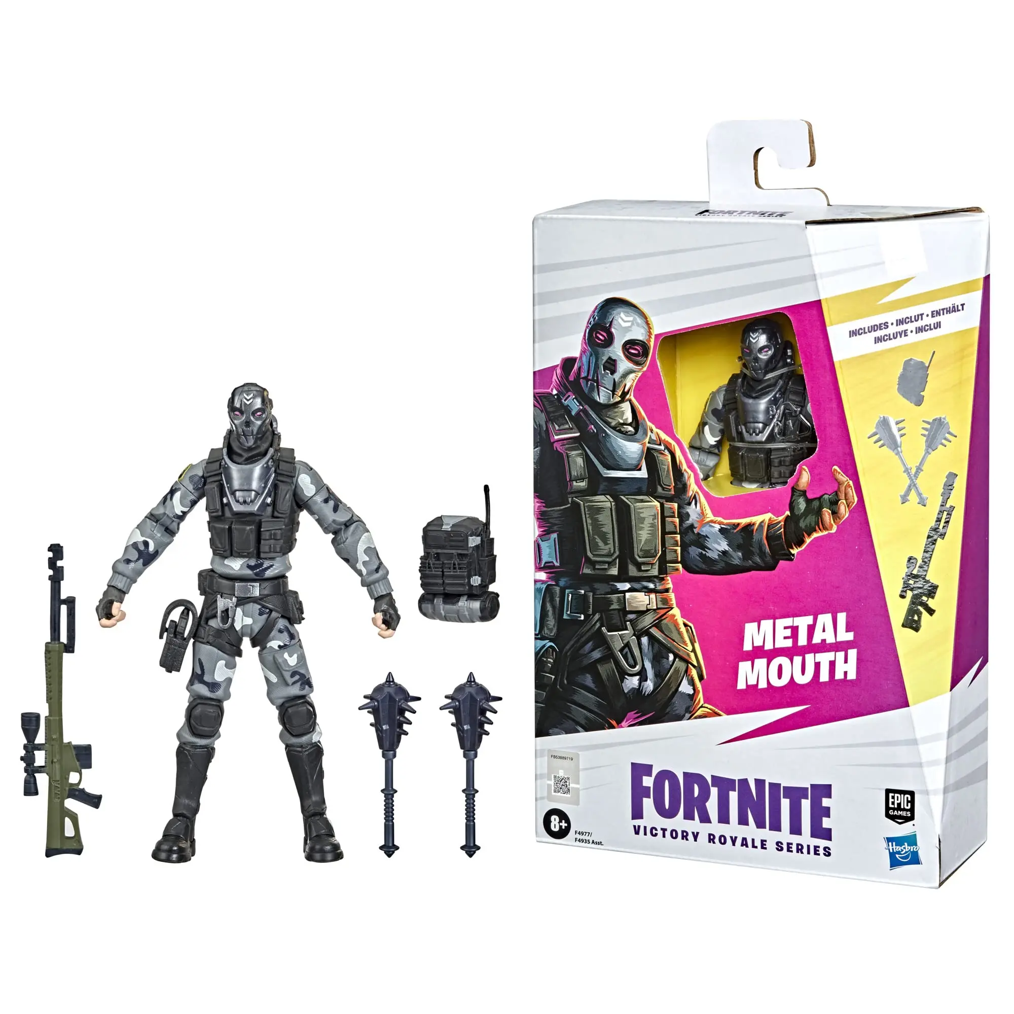 Figura de acción Fortnite Victory Royale Series Ragsy Bushranger Metal ...