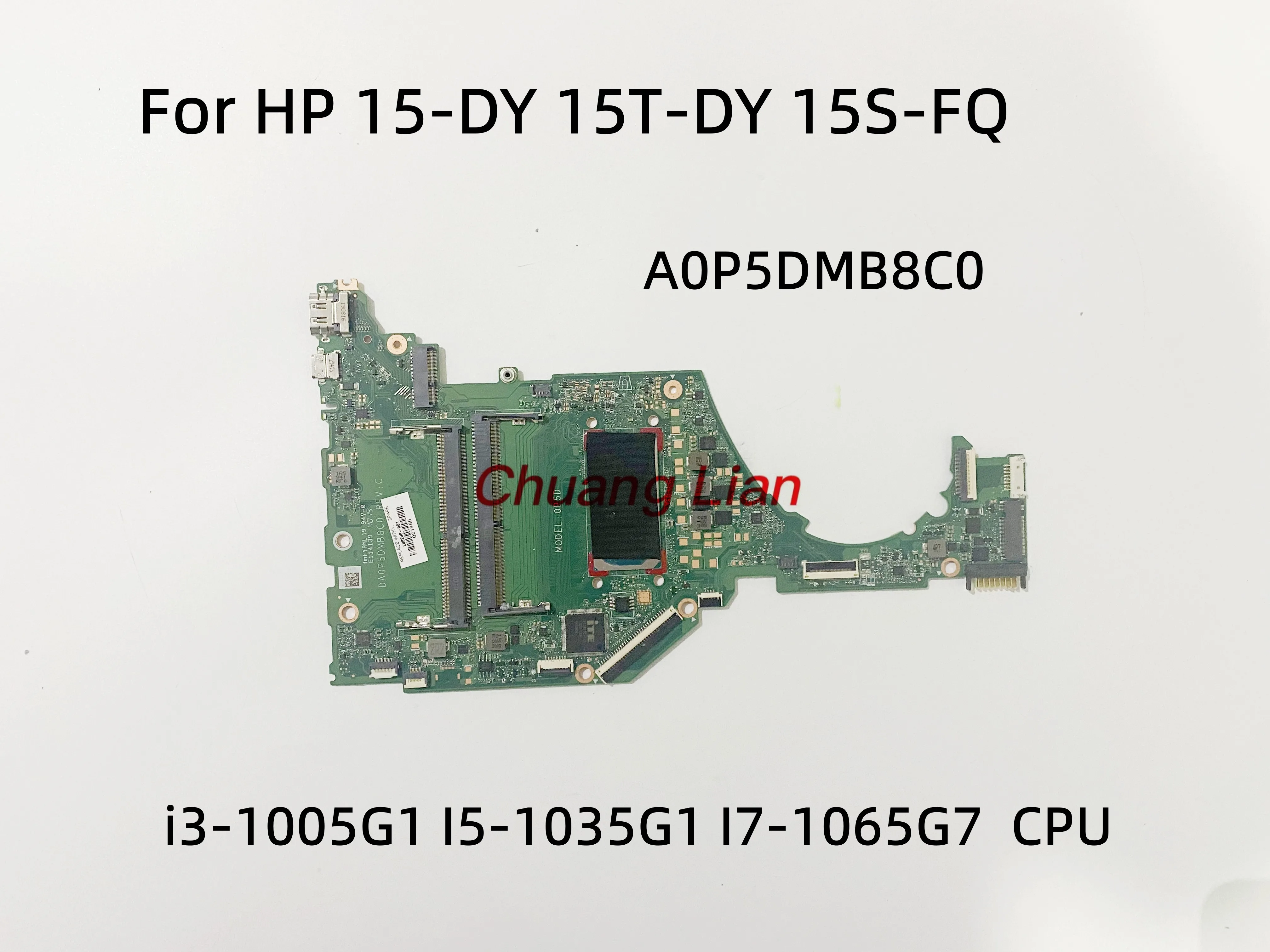 DA0P5DMB8C0 For HP 15-DY 15T-DY 15S-FQ Laptop Motherboard With i3 ...