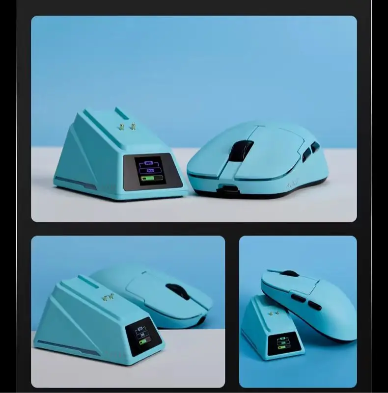 Беспроводная игровая мышь AJAZZ AJ159 APEX с магнитной зарядкой RGB ...