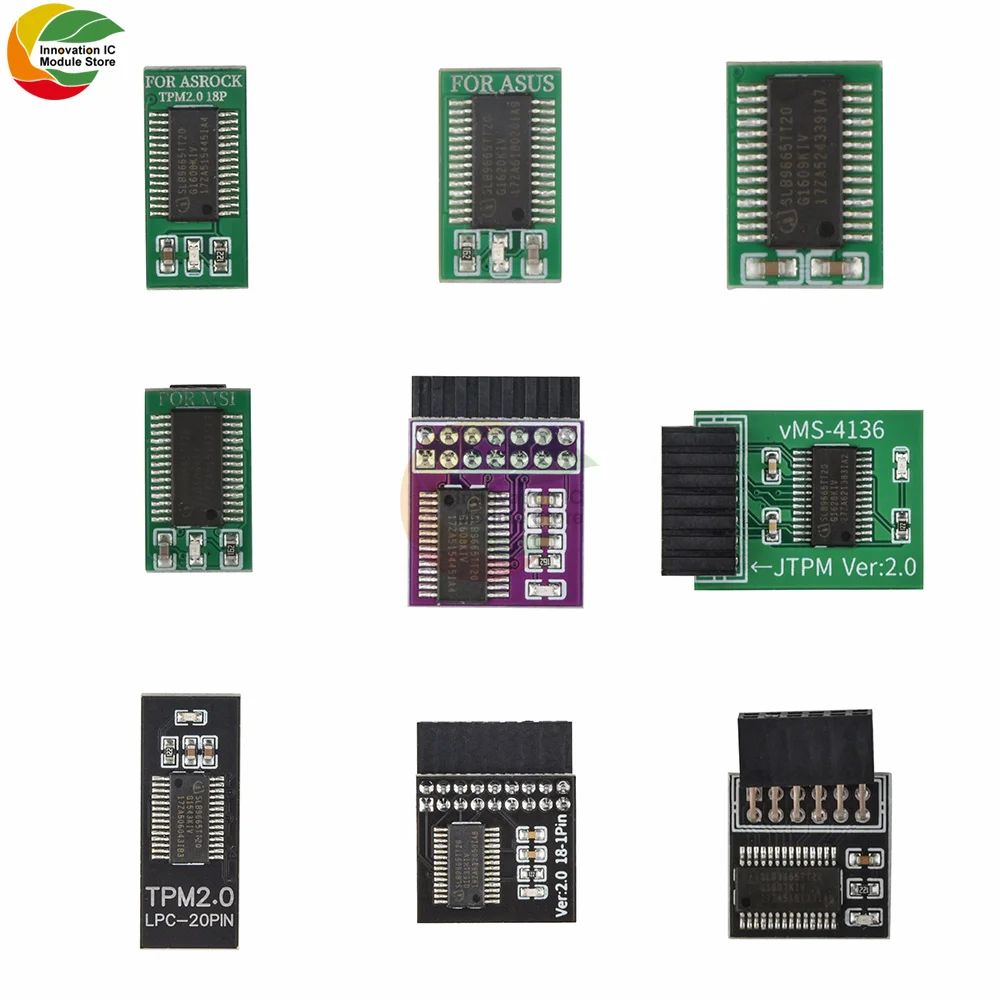 TPM Security Module TPM2.0 Module for WIN11 Upgrade Test for LPC-12PIN ...