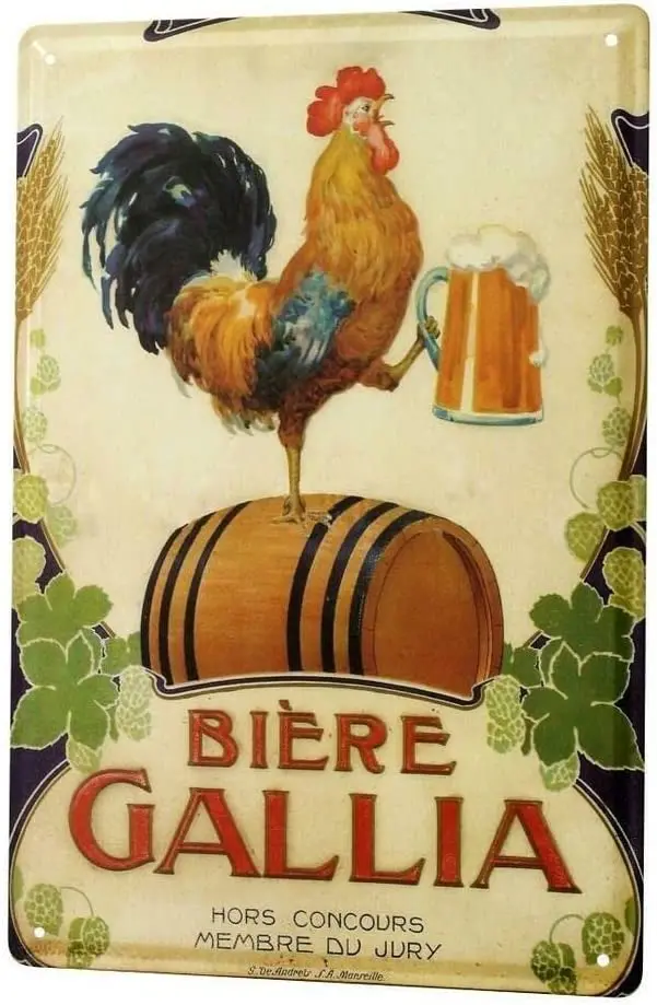 Tin-Sign-Beer-Bar-Pub-Cock-Beer-Mug-Wall-Vintage-Decoration-Metal-Plate ...