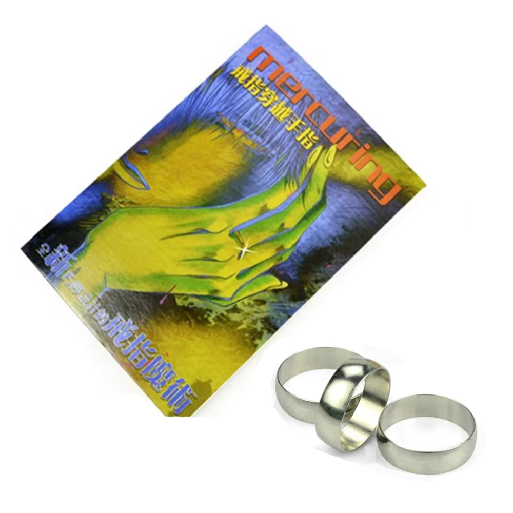 MERCURING By Jay Sankey Magic Tricks Ring Through Finger Magic Props ...