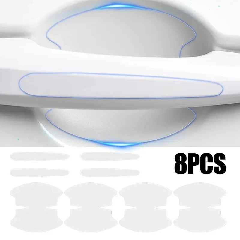 Invisible Car Door Bowl Handle Protective Sticker Anti-collision ...