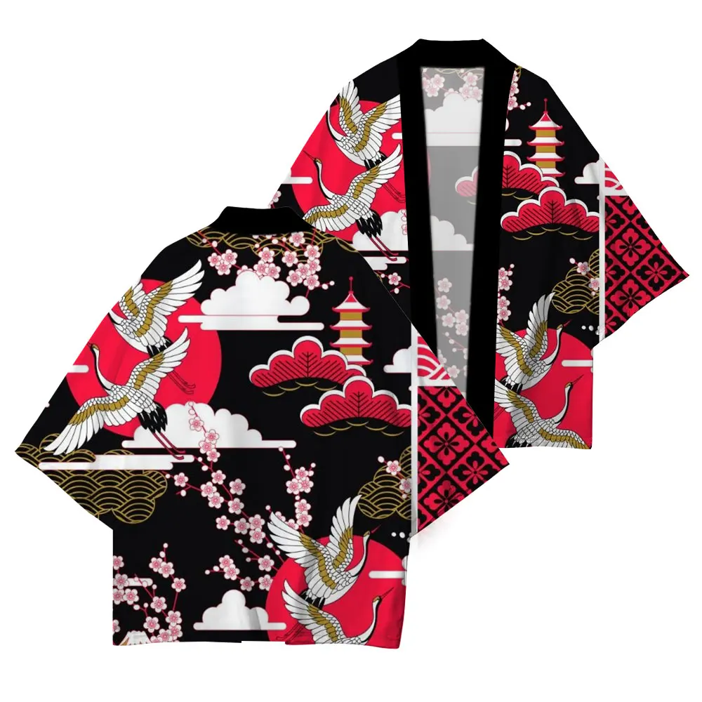 Japanese-Kimono-Japanese-Traditional-Clothing-New-Summer-UV-Protection ...