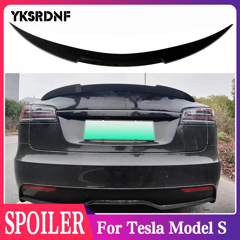 For-Tesla-Model-S-2012-2023-Rear-Wing-Spoiler-Trunk-Boot-Wings-Spoilers ...