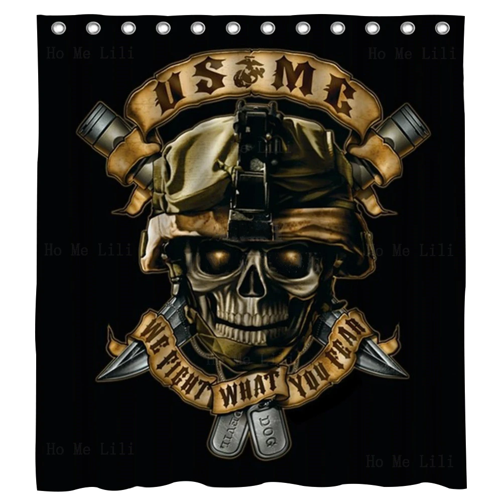 Marine Skull Logo