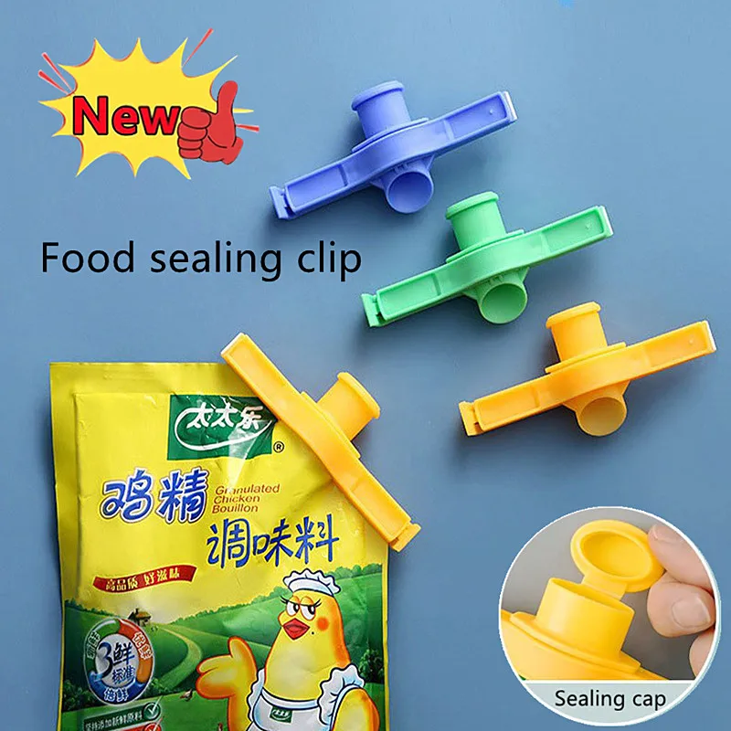 Seasoning-Sealing-Clip-Condiment-Snack-Bag-Seal-Clamp-Coffee-Package ...