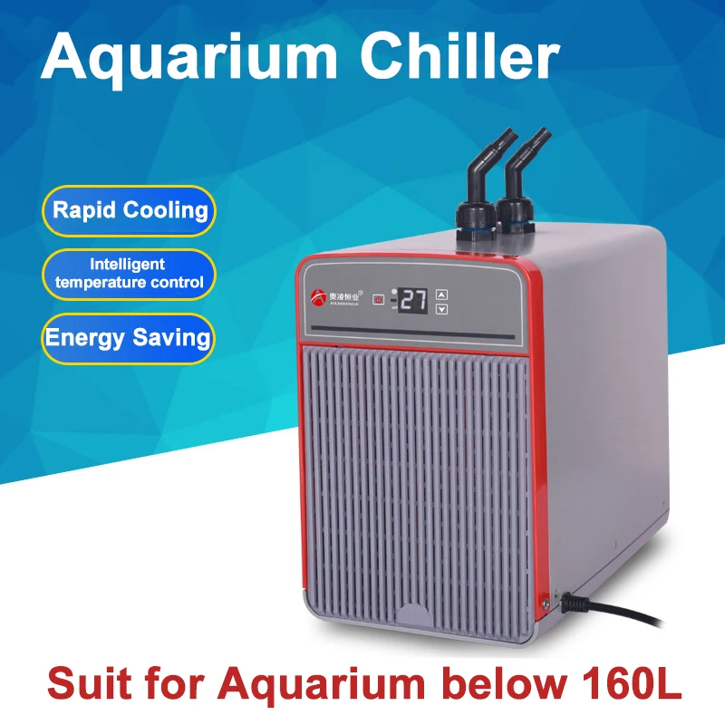 Aquarium-Chiller-for-Fish-Planted-Shrimp-Coral-Tank-Below-160L-Water ...