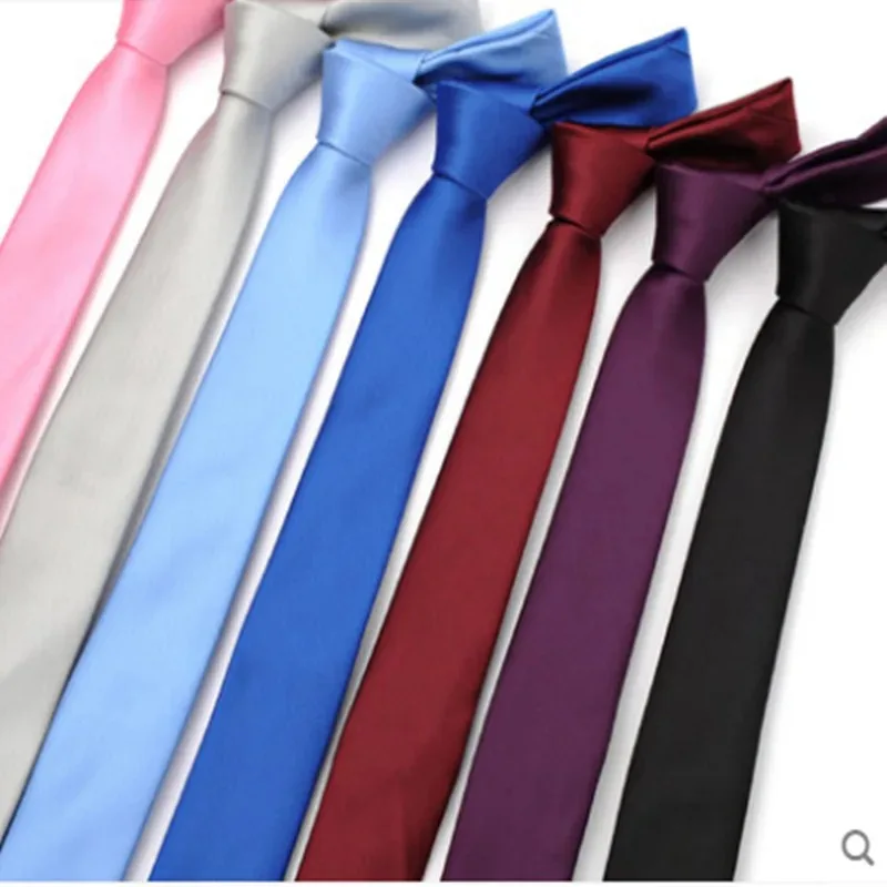 Solid-Color-Tie-Polyester-Material-Business-Executive-Formal-Fashion ...