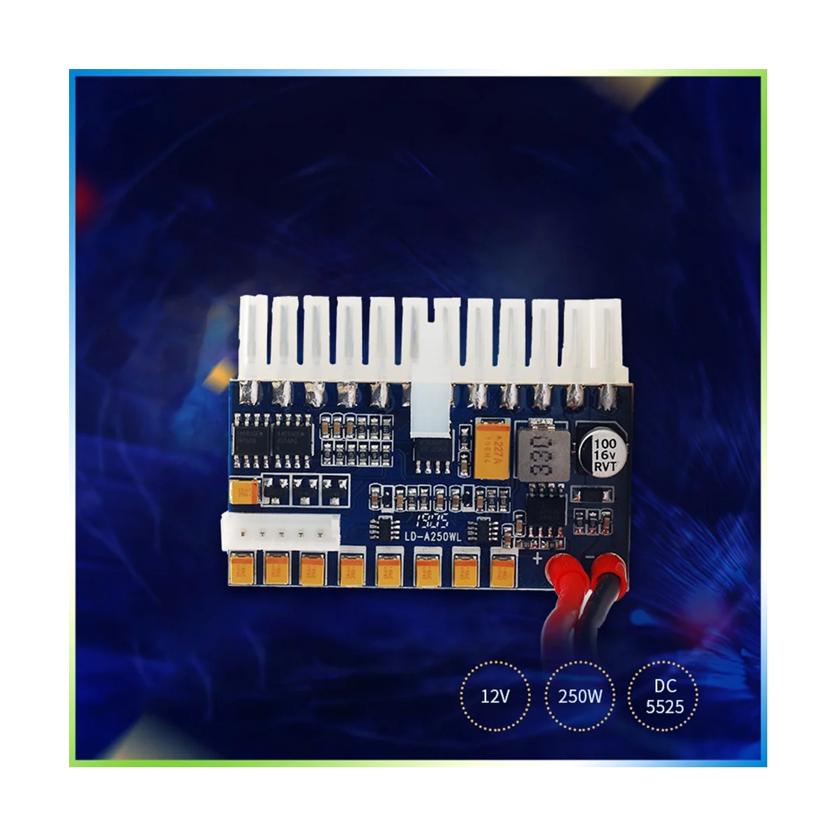 Portable-DC-12V-250W-24Pin-ATX-Connect-with-Motherboard-Mini-ITX-Power ...