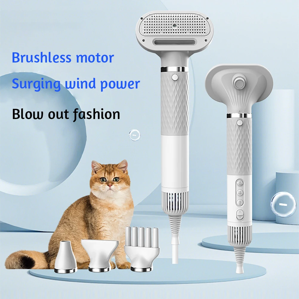 Blower Handheld 4 Pet Pet Water Grooming Multifuncional Dog Brush Cat ...