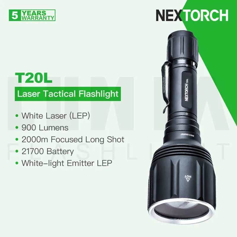 NEXTORCH-T20L-Light-Emitting-Plasma-LEP-Tactical-Flashlight-2000m ...