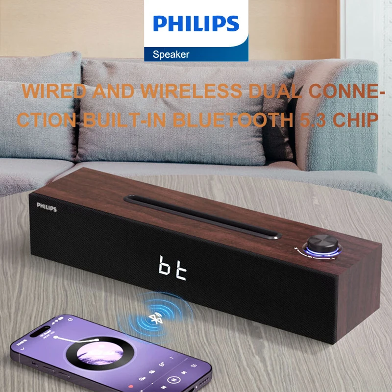 Philips-SPA3809-Alto-falantes-sem-fio-suporta-conex-es-Bluetooth-e-com ...