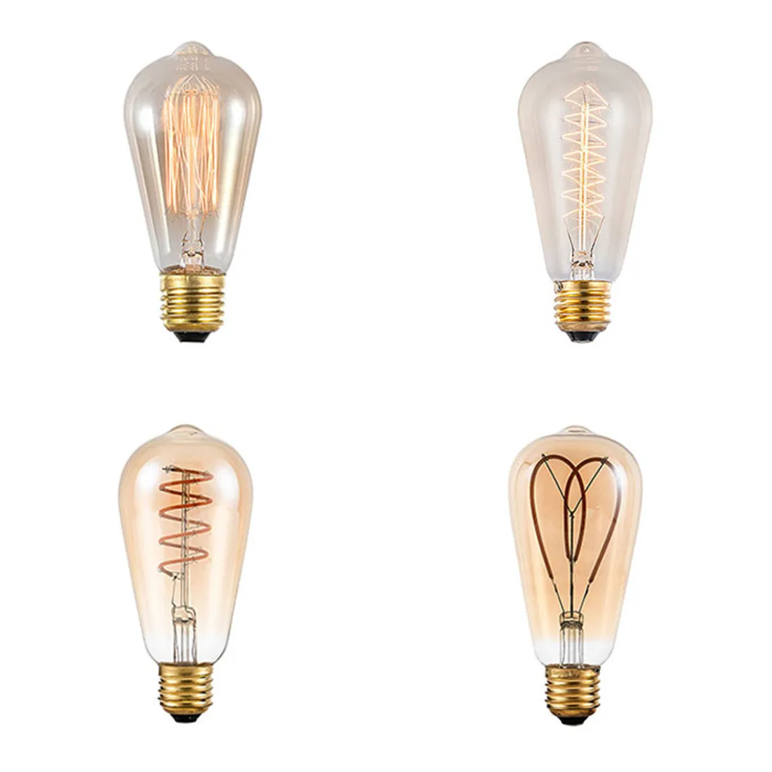 Vintage Led Bulb E27 60w | Edison Bulb E27 Led 40w | Vintage Light Bulb ...