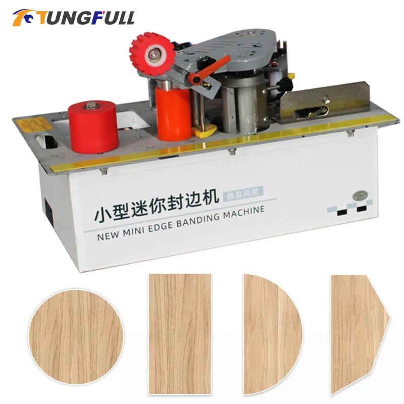 Wood Manual Edge Banding Machine 1200w Straight/curve Arc-shaped Edge ...