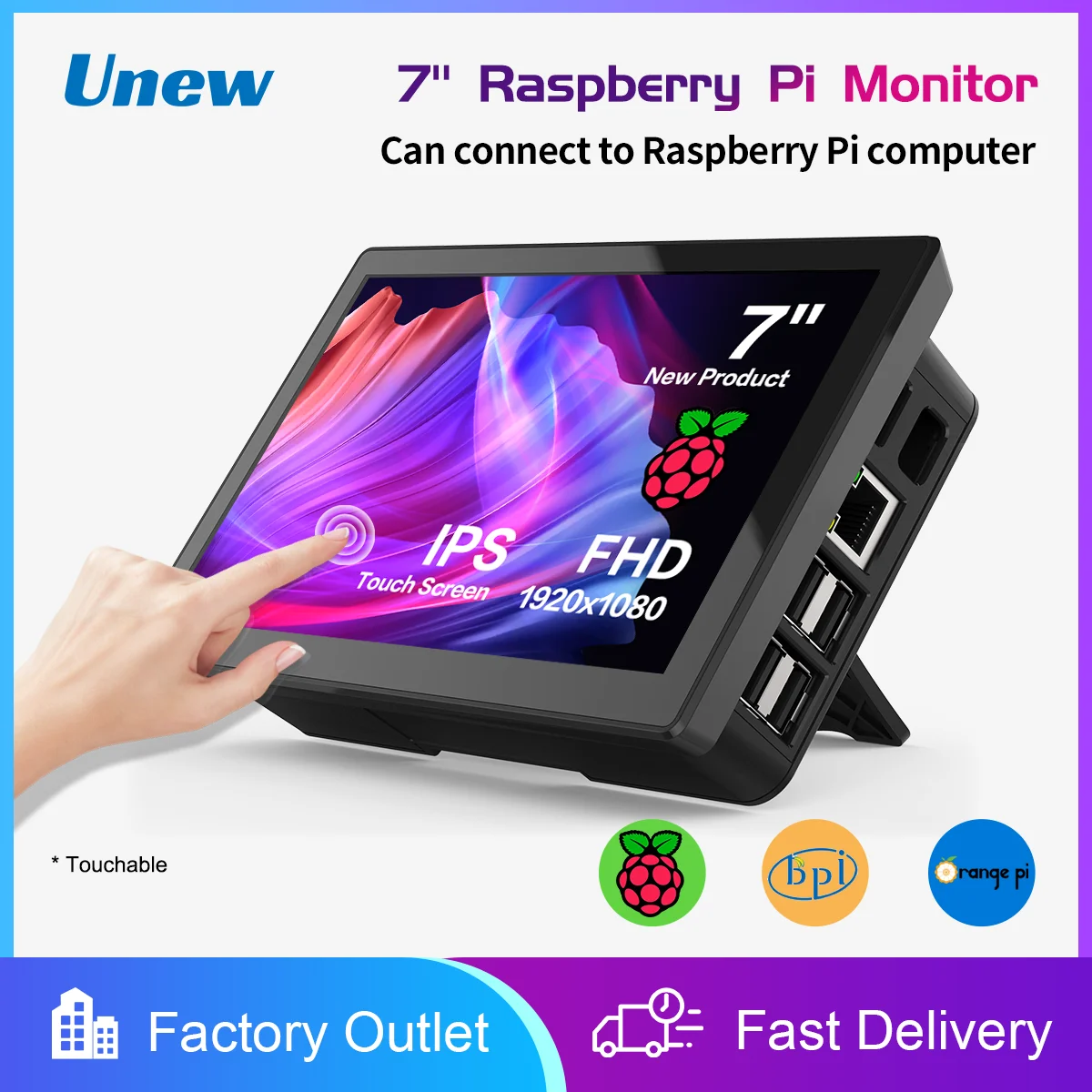 7-inch-Raspberry-Pi-Series-Monitor-Display-1920x1080-HDMI-Interface-for ...