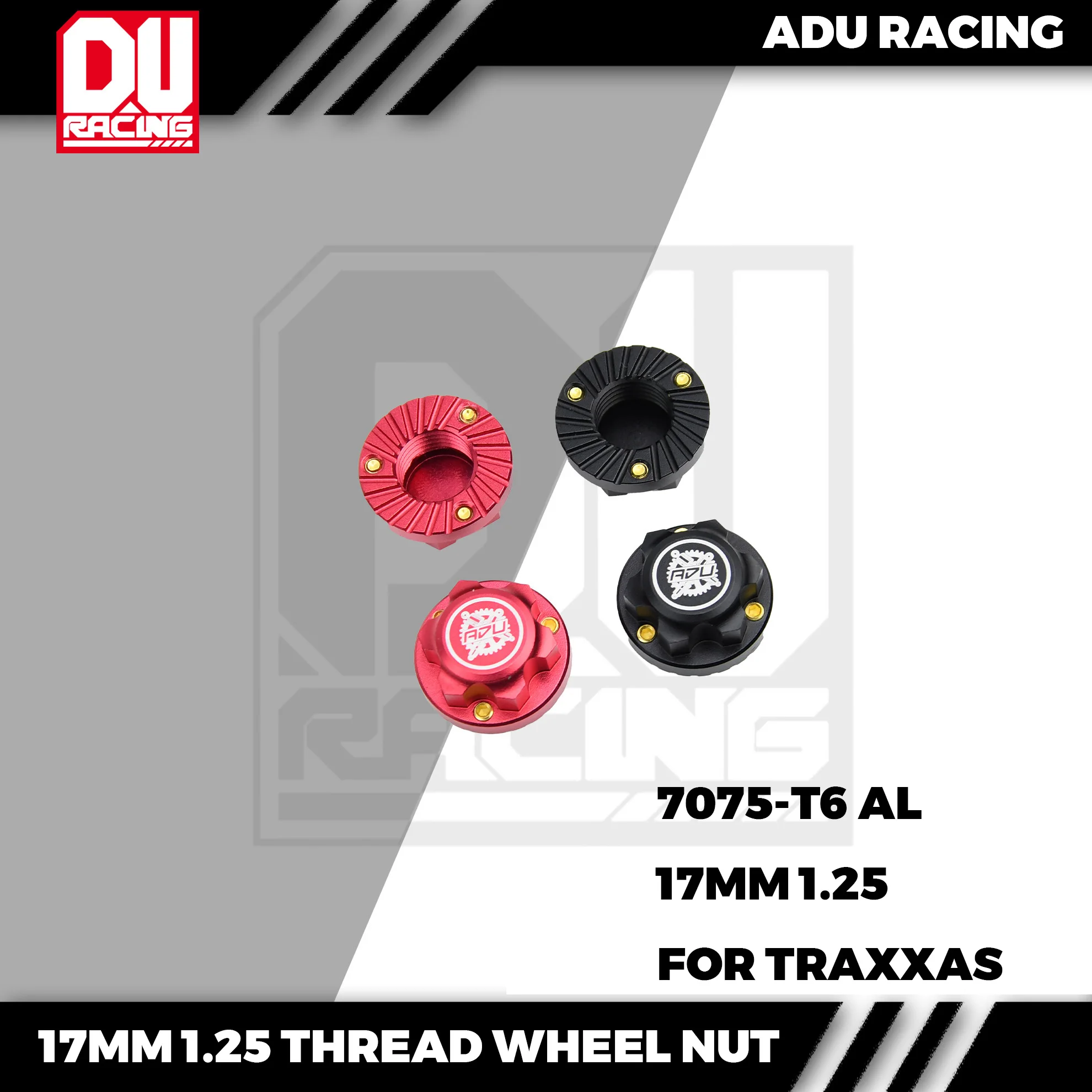 ADU Racing 7075 Aluminum 1.25 17mm Hex Wheel Nuts Dustproof Anti-Skid ...