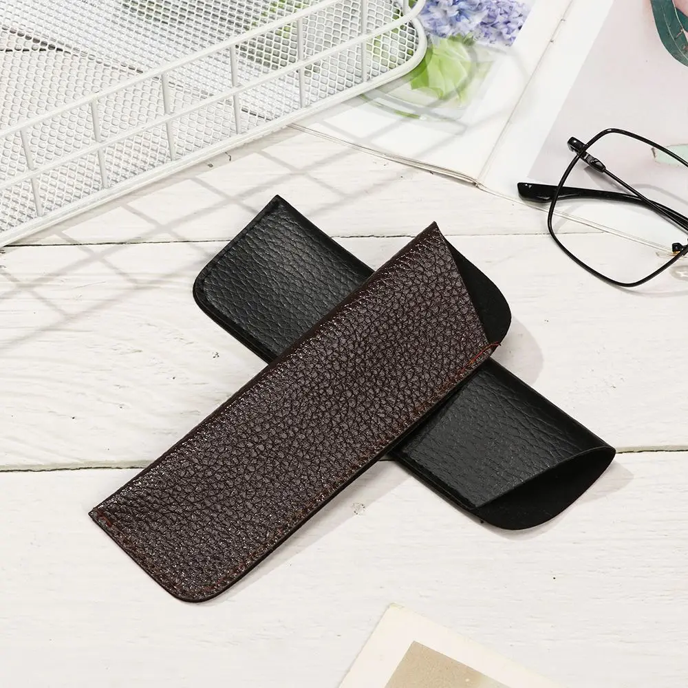 New-Soft-Leather-Reading-Glasses-Bag-Case-Waterproof-Solid-Sun-Glasses ...