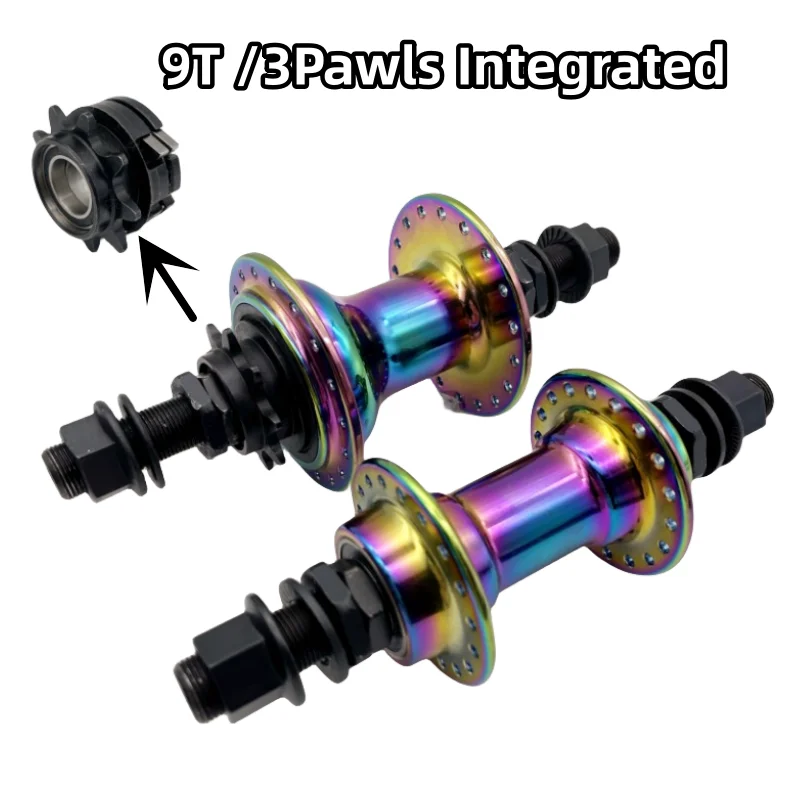 BMX-hubs-3-pawls-120-points-of-engagements-9T-Front-3-8-M9-Rear-14mm ...
