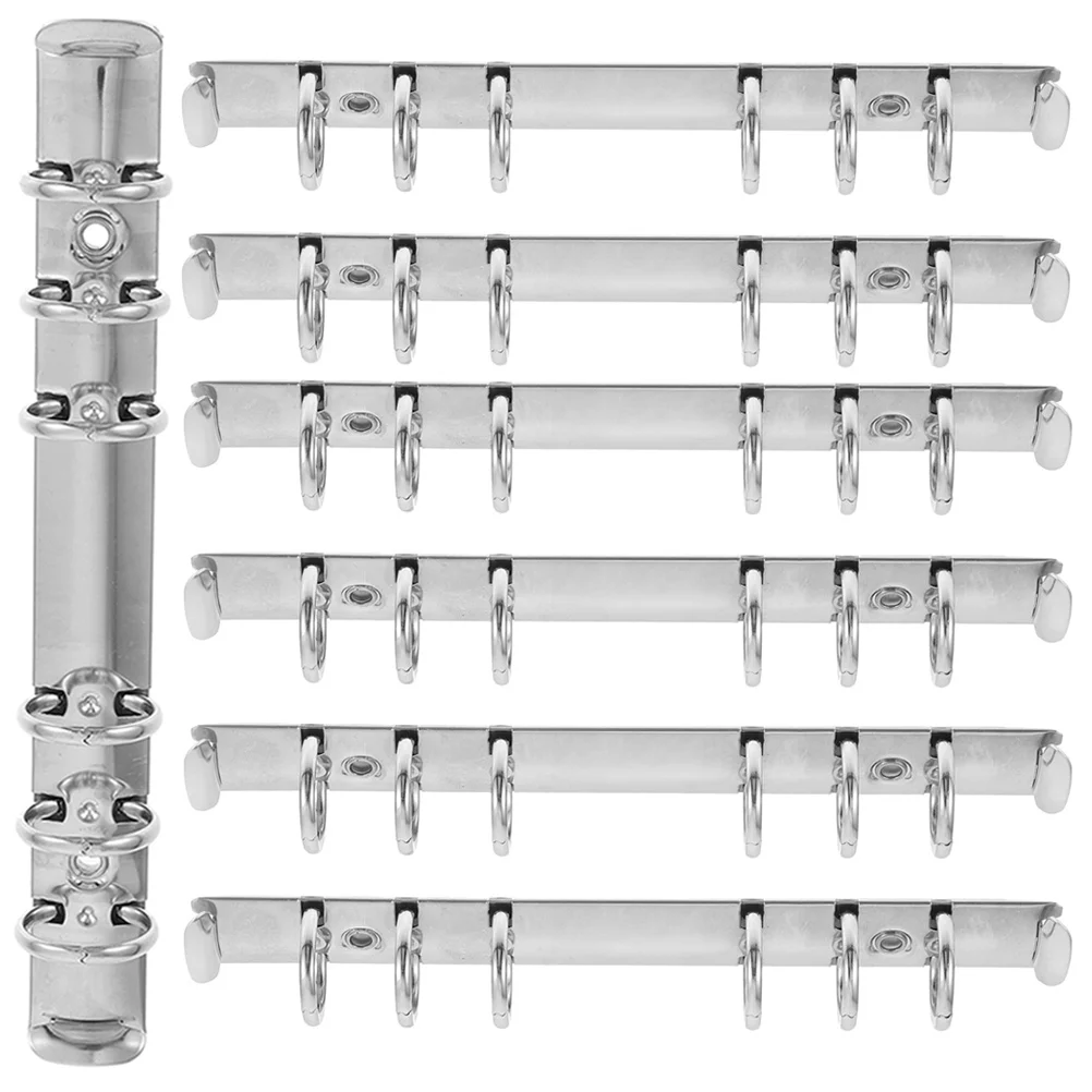 Folder-Binder-Metal-Binder-Mechanism-Replacement-Kit-Notebook-A6-6-Ring ...