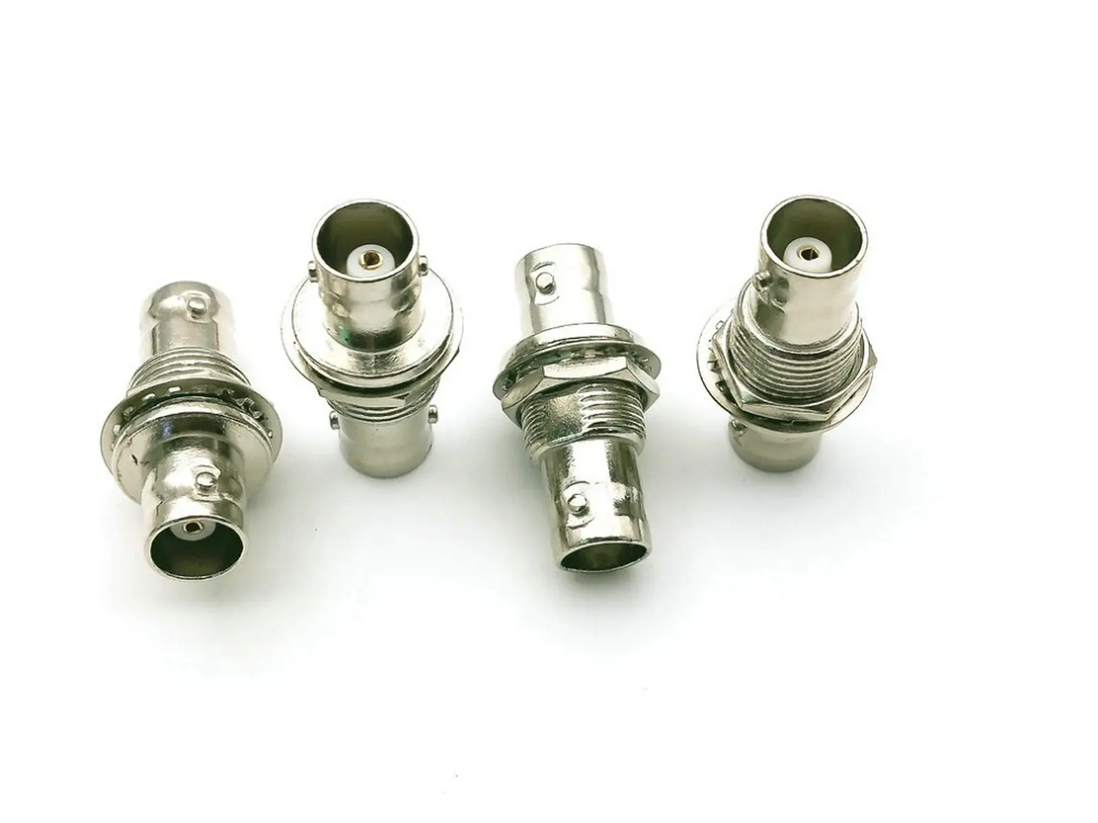 4 Pcs Bnc Female To Female Coupler Panel Mount Connector Joiner ...