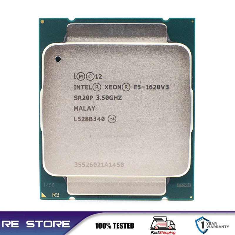 Used Intel Xeon E5 1620 V3 SR20P 3.50GHz 4-Cores 10M LGA 2011-3 ...