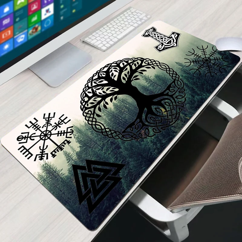 Xxl-Mouse-Pad-Gamer-Viking-Vegvisir-Shield-Gaming-Pc-Accessories ...