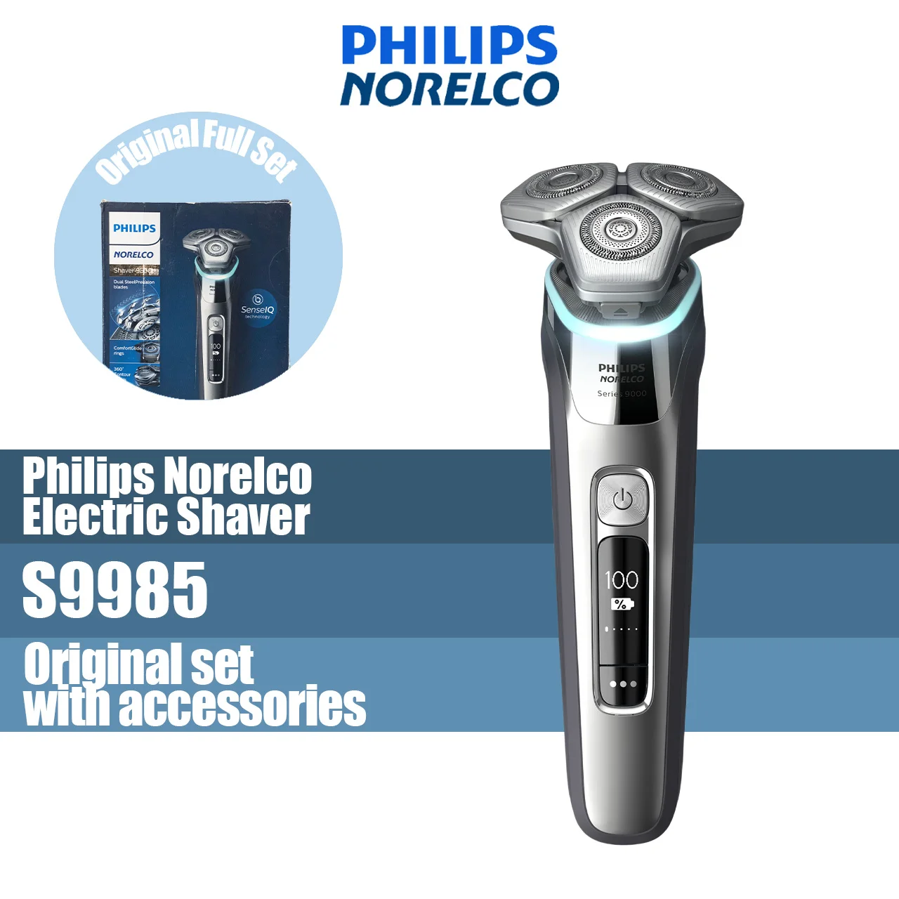 Philips-Afeitadora-el-ctrica-Norelco-serie-9500-S9985-para-hombre-m ...