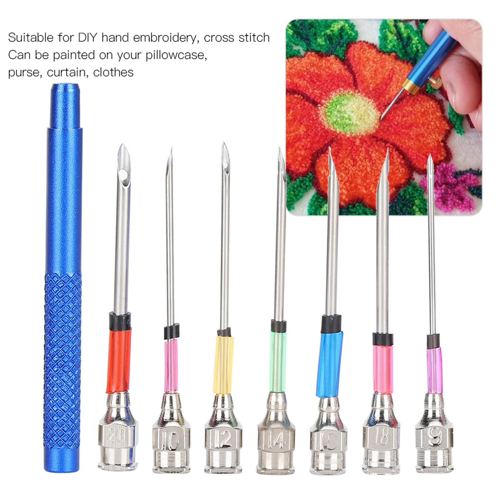 Embroidery-Stitching-Punch-Needle-Poking-Cross-Stitch-Tools-Knitting ...
